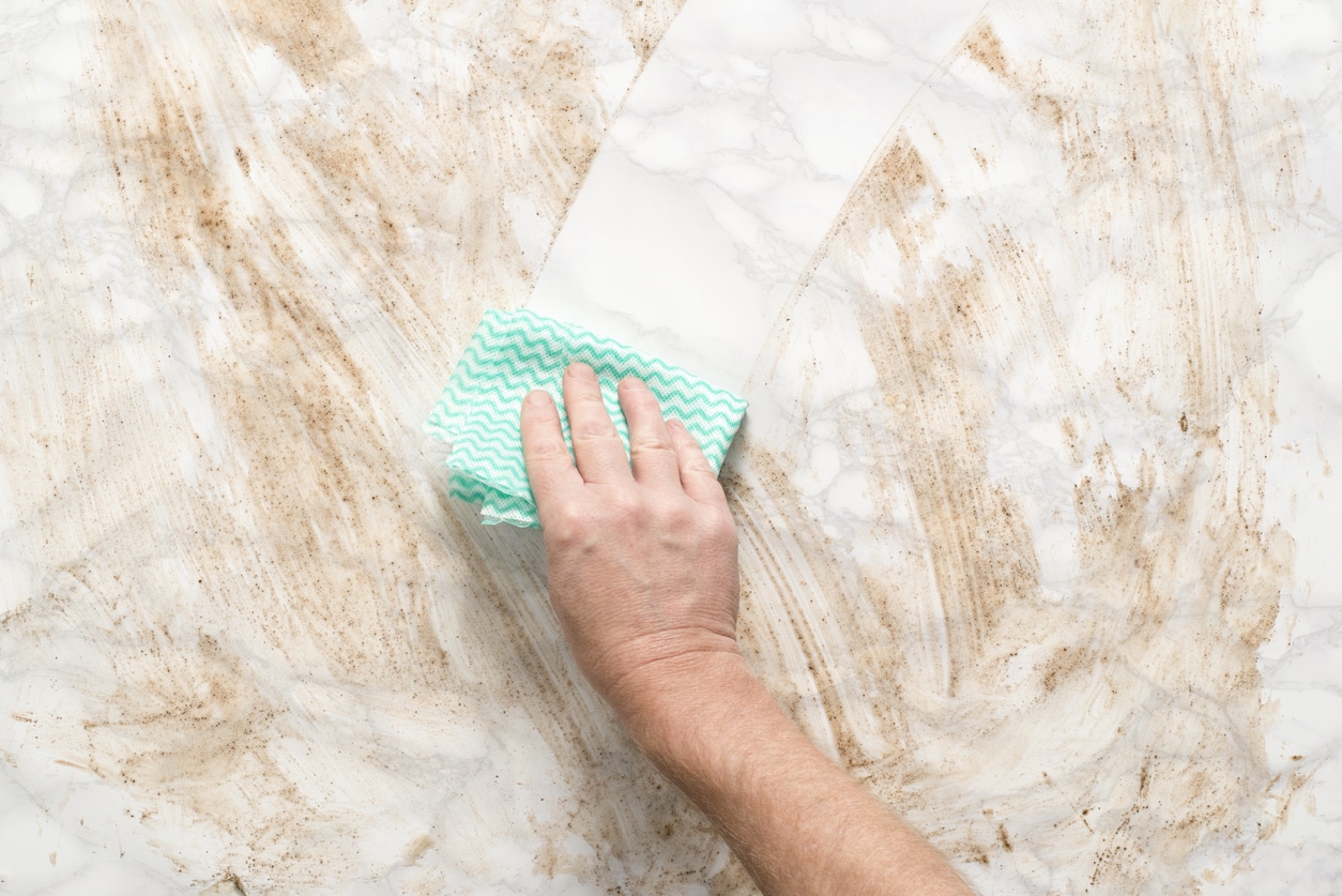 How to Remove Stains from Marble Countertops